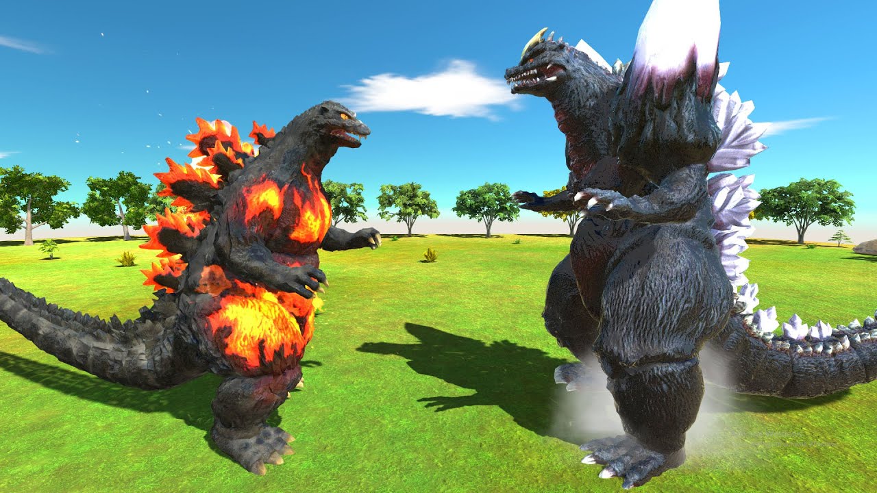 Who Will Win? Godzilla Burning Godzilla Gojira - Animal Revolt Battle ...