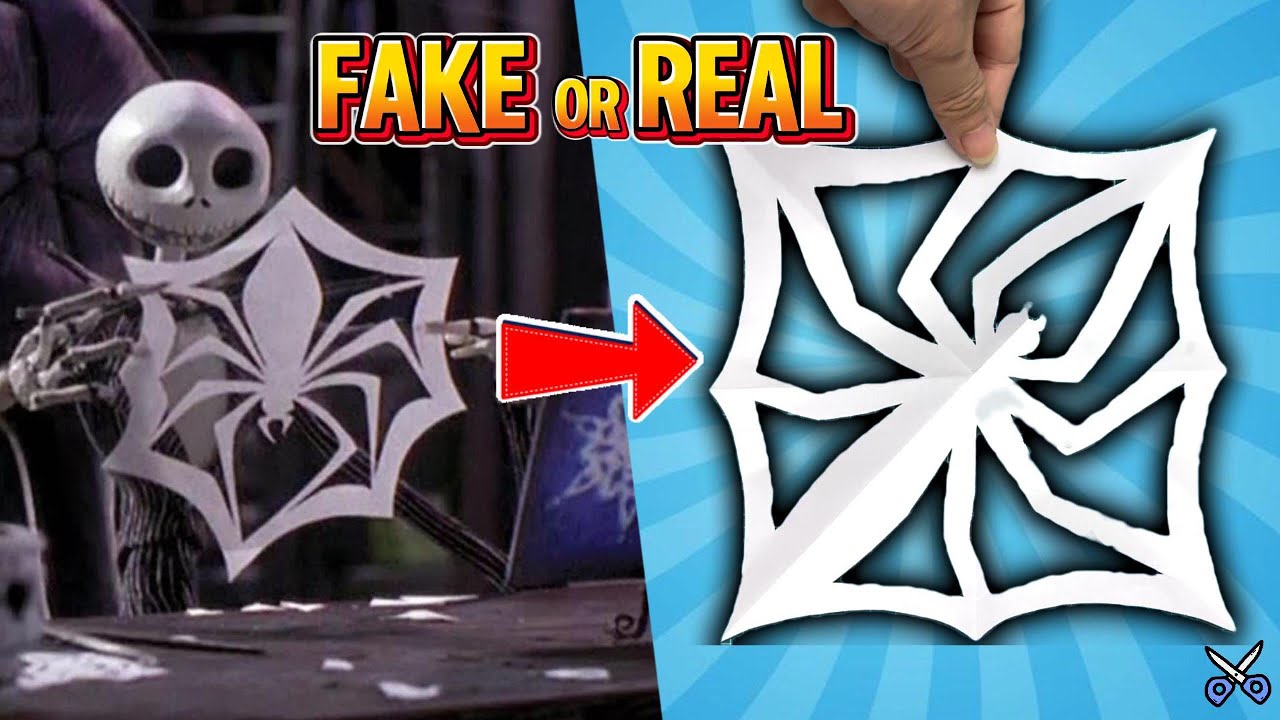 How to Cut a Spider Image Like in The Nightmare Before Christmas | DIY ...