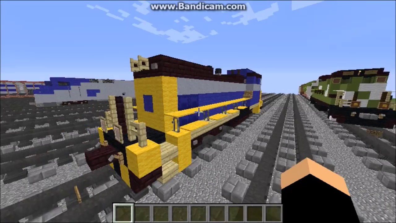 Minecraft Long Island Railroad EMD MP15AC Tutorial - YouTube