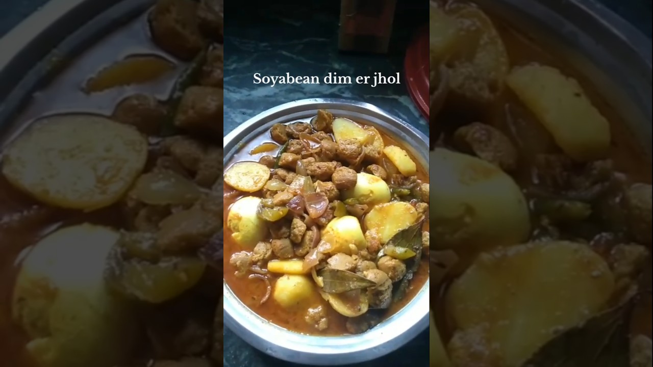 protein e bhorpur soybean dim er jhol - YouTube