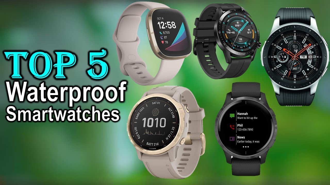 Top 5 Smartwatches | waterproof smart watches |swimming watch garmin |5 ...