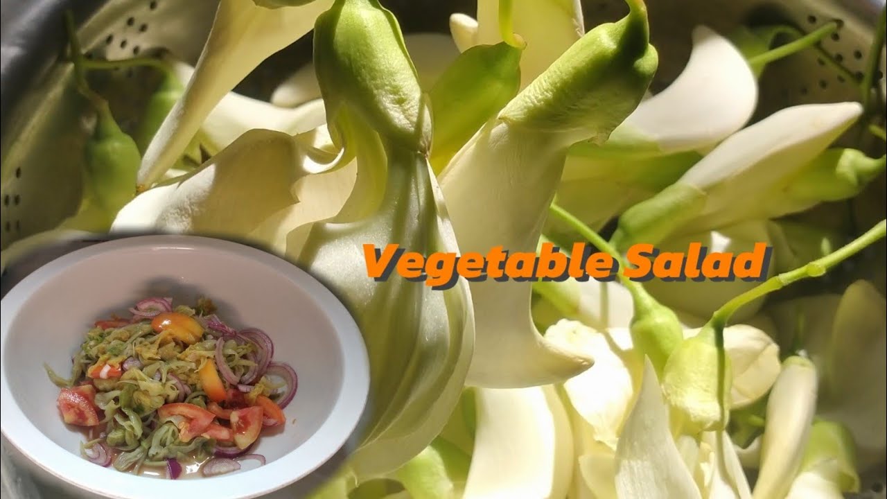 Vegetable Hummingbird/Katuray Salad....(katuday in ilocano) - YouTube