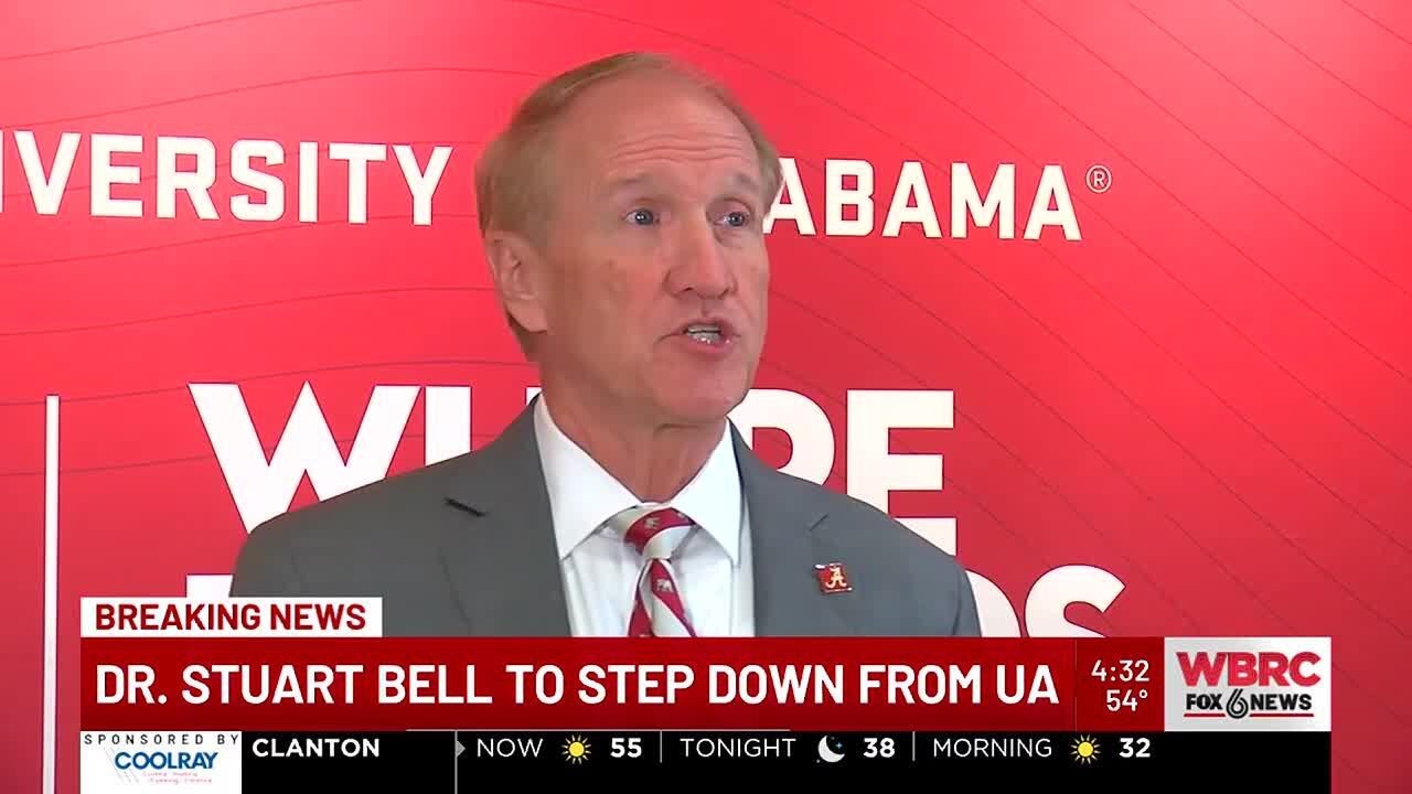University of Alabama President Dr. Stuart Bell to step down - YouTube