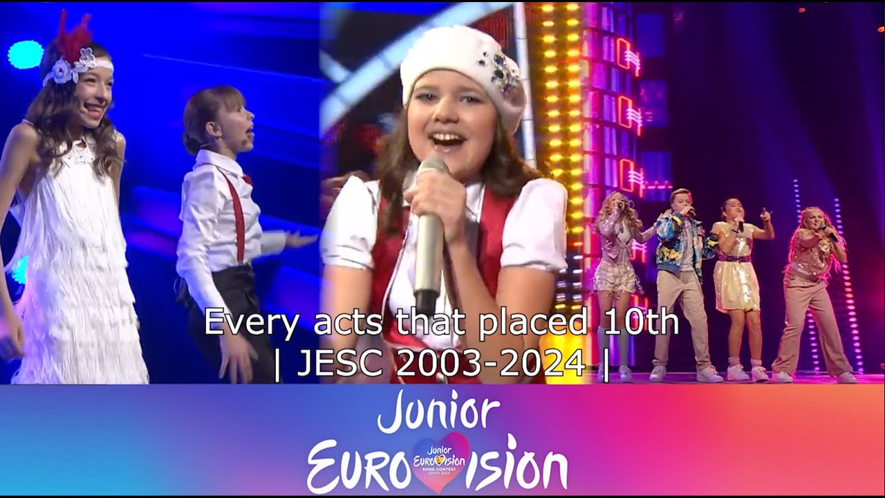 All the 10th places of JESC | 2003 - 2024 | - YouTube