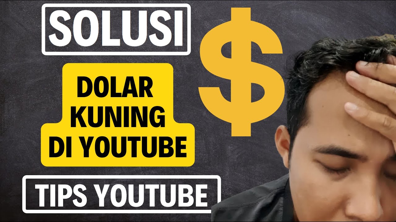 CARA GAMPANG MENGATASI DOLAR YOUTUBE WARNA KUNING | SOLUSI SIMBOL ...