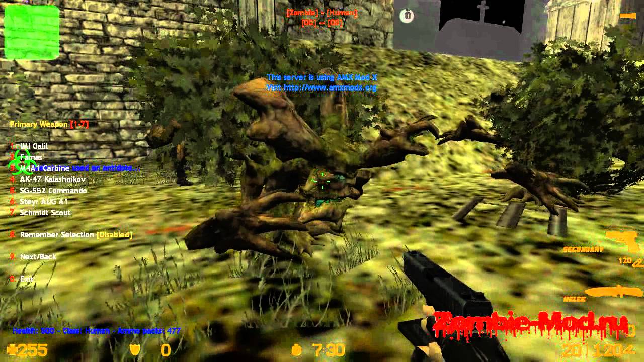 Zombie Model Crazy Tree in Counter-Strike 1.6 - YouTube