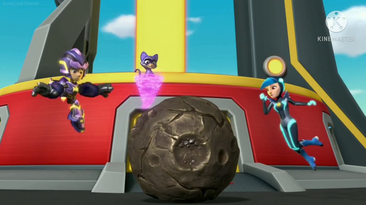 Paw patrol// mighty tower back as lookout// mighty pups and the three ...