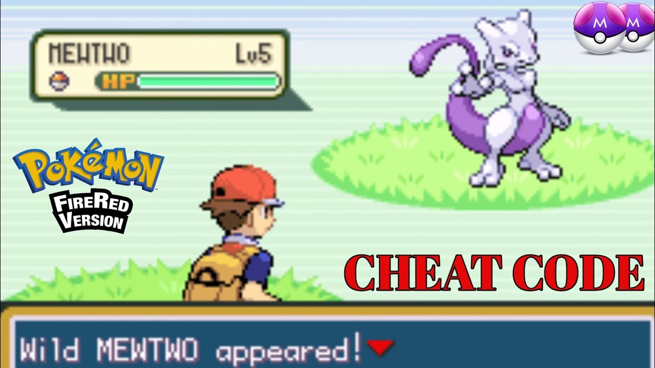 HOW TO CATCH MEWTWO [CHEAT CODE] IN POKEMON FIRE RED & LEAF GREEN | IN ...