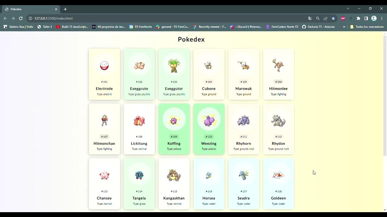 Demo PokeAPI (JavaScript) - YouTube
