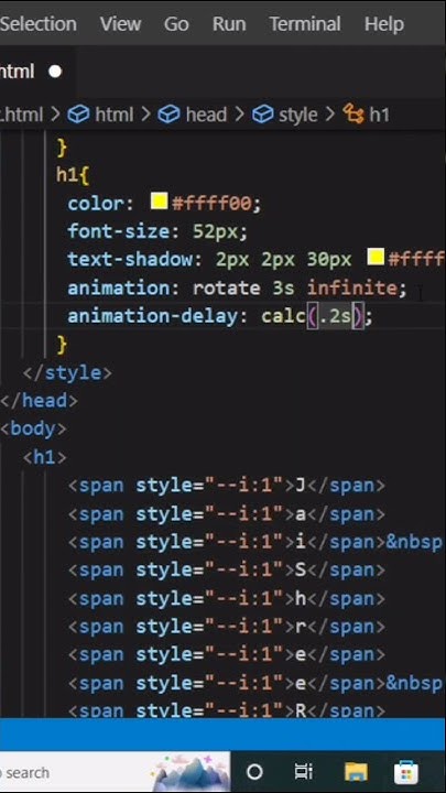 Flip Text Animation Effect CSS #shorts - YouTube