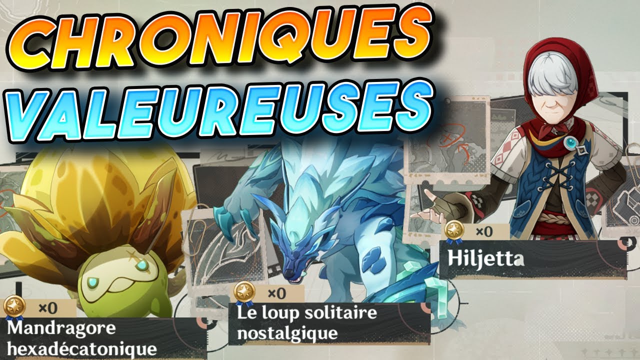 Chroniques valeureuses / Légende locale | Partie 2 (Guide) - Genshin ...