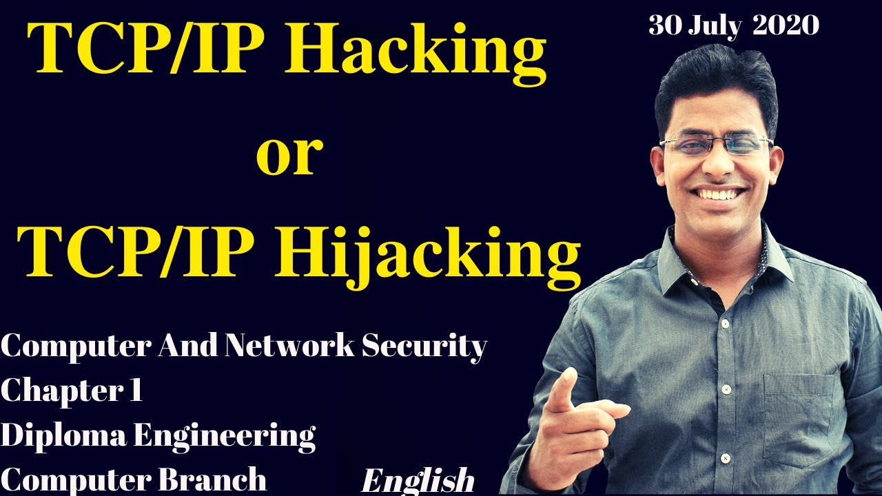 TCP/IP Hacking | TCP/IP Hijacking| Computer And Network Security | Chapter 1 | English - YouTube