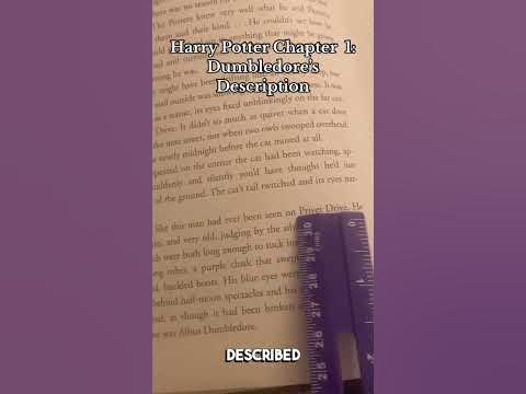 Dumbledores description, Harry Potter Book 1 Readthrough - YouTube