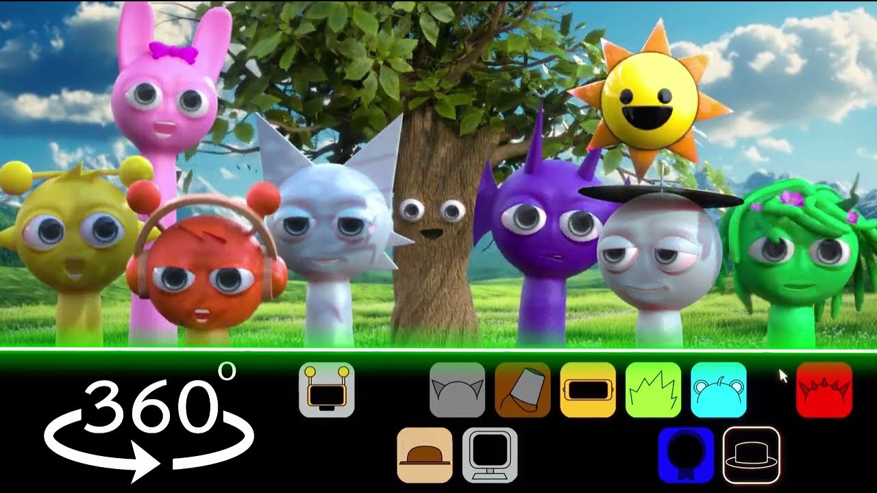 360° VR Incredibox Sprunki 3D Edition - Friend Like You (Mod) - YouTube