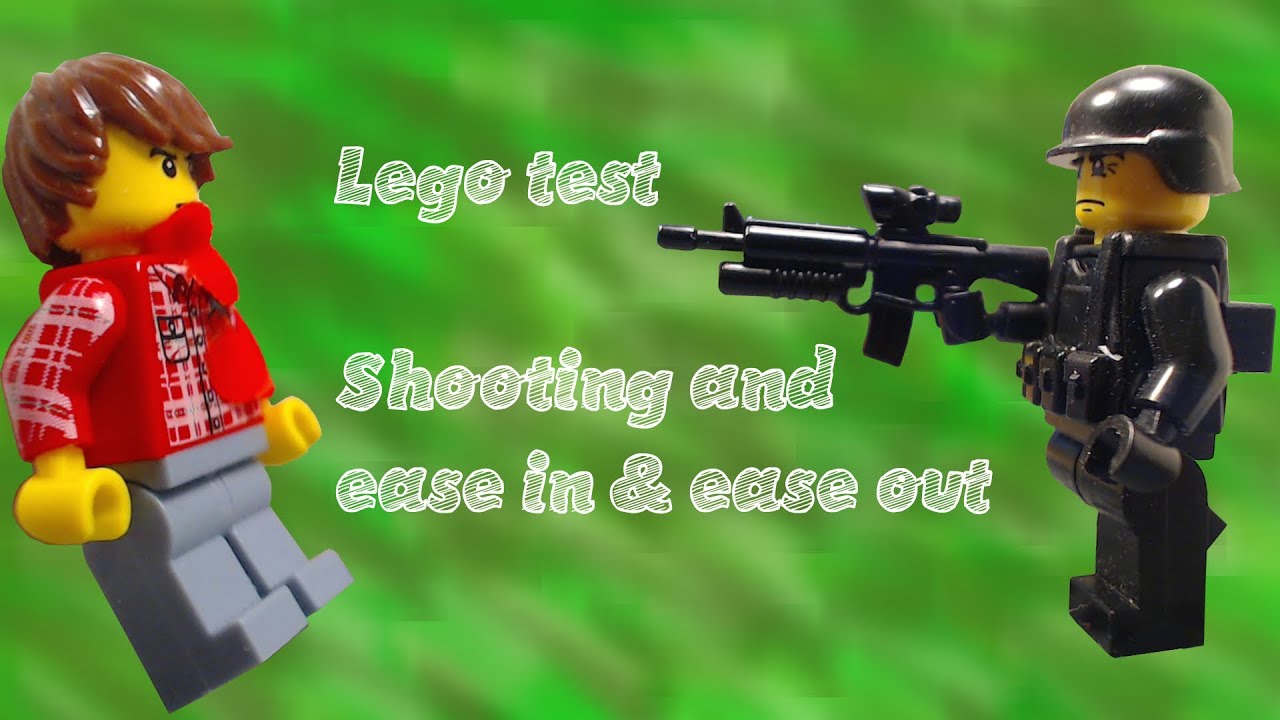 Lego ease in, ease out and shooting test - YouTube