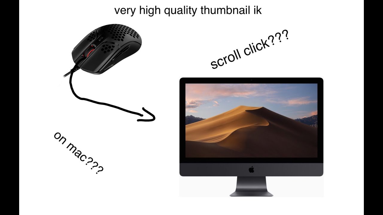 How to Scroll Click on Mac [MAY NOT WORK ANYMORE] - YouTube