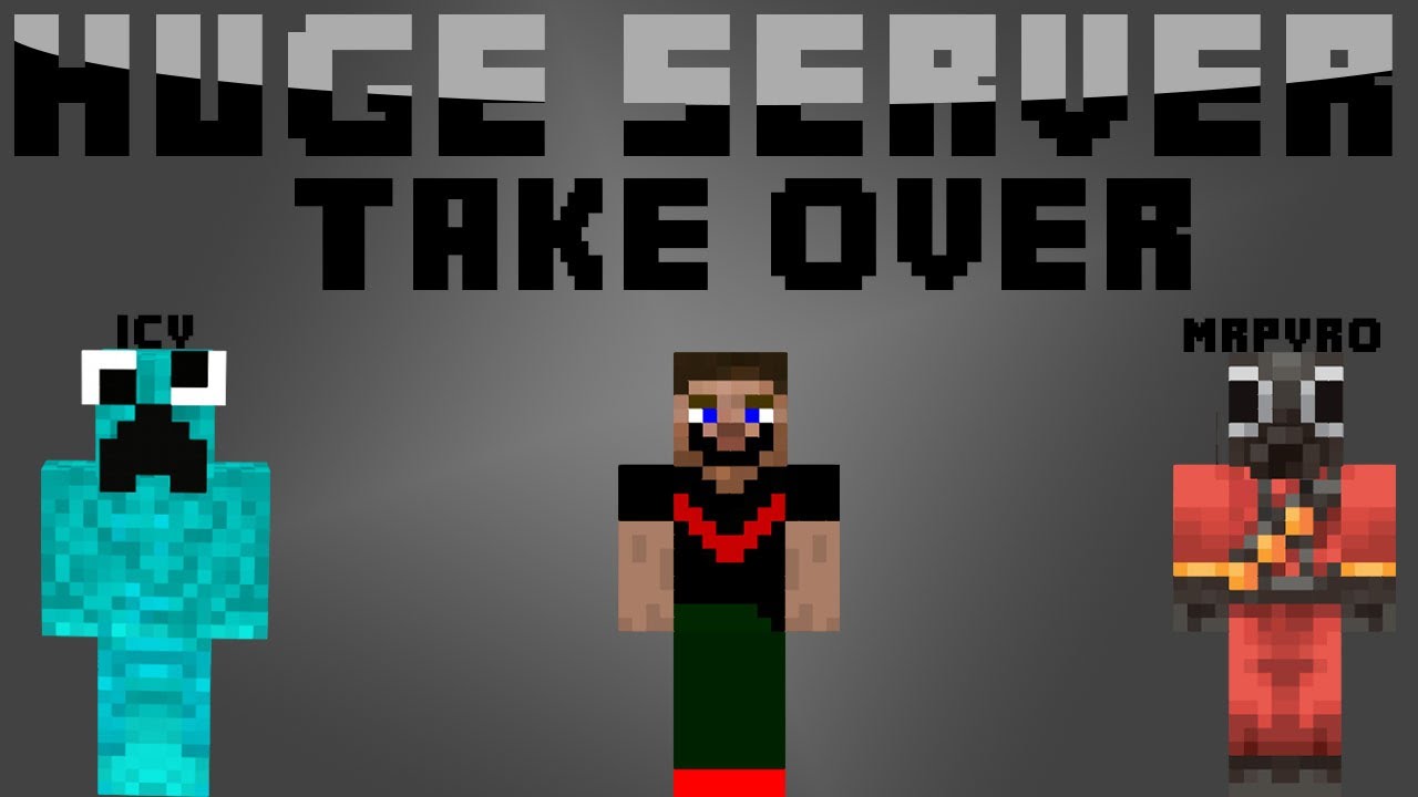 MINECRAFT GRIEFING - MASSIVE SERVER TAKE OVER! Mc.deadx.net! - YouTube