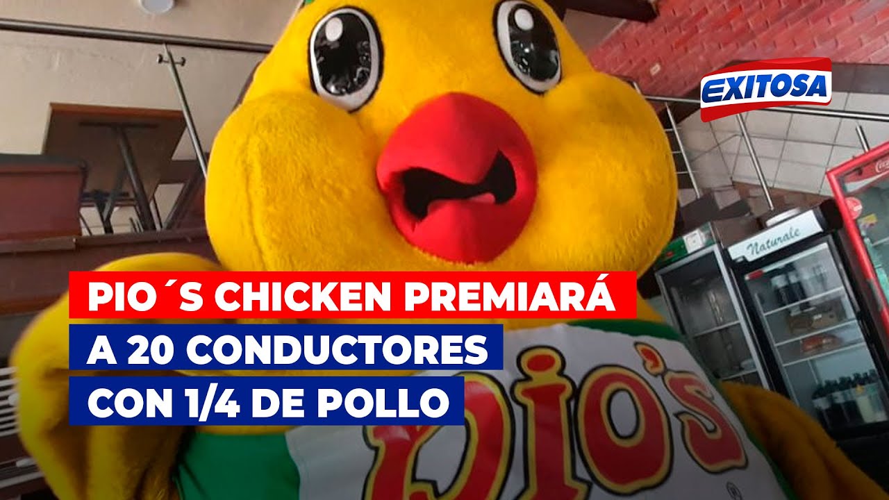🔴🔵Pio´s Chicken premiará a 20 conductores con 1/4 de pollo - YouTube