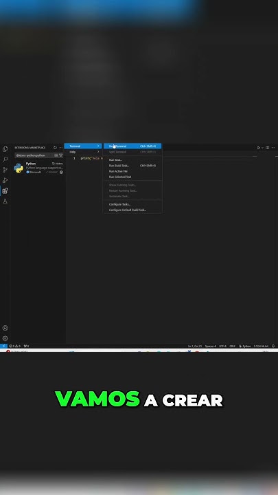 Python en 2024 Cómo ejecutarlo y crear un entorno virtual - YouTube