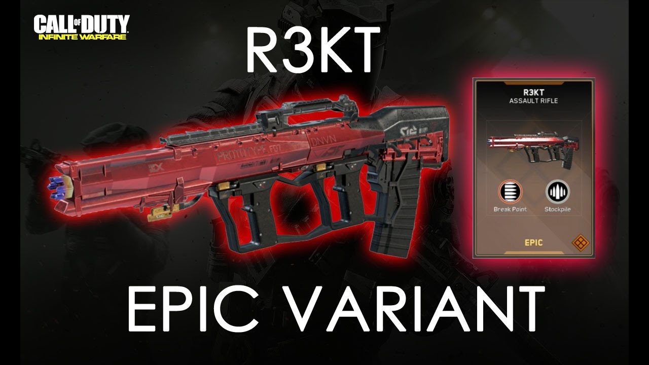 R3KT EPIC VARIANT GAMEPLAY - Infinite Warfare (BEST GUN EVER!) 48-15 ...