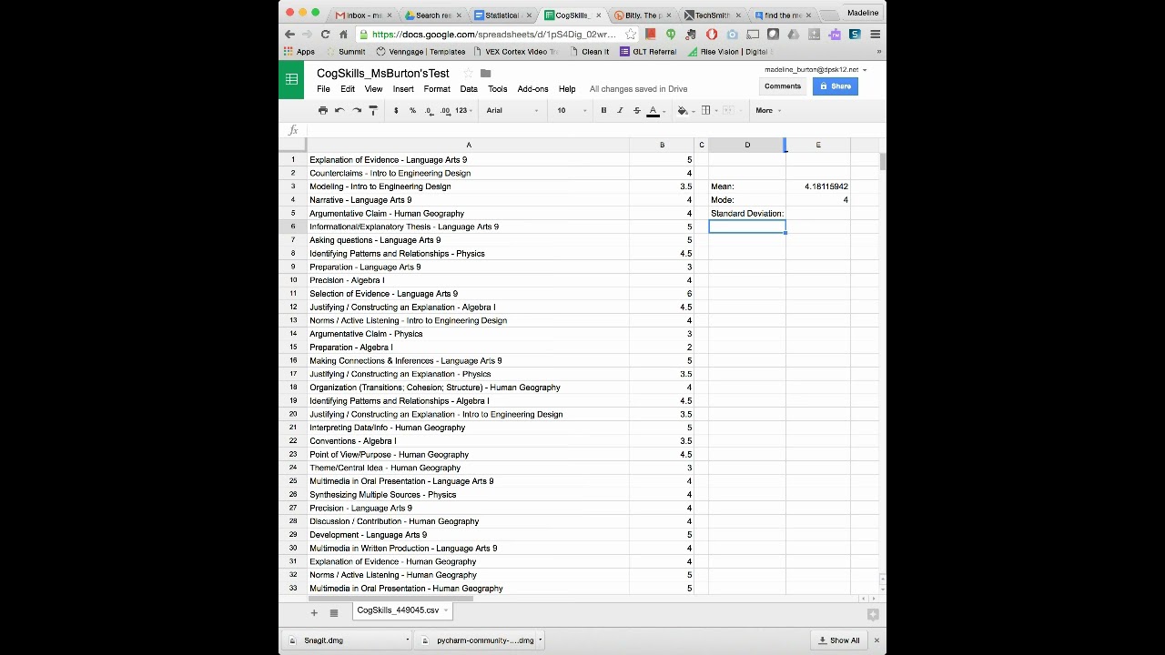 Standard Deviation Google Sheets YouTube Standard Deviation Google Sheets YouTube