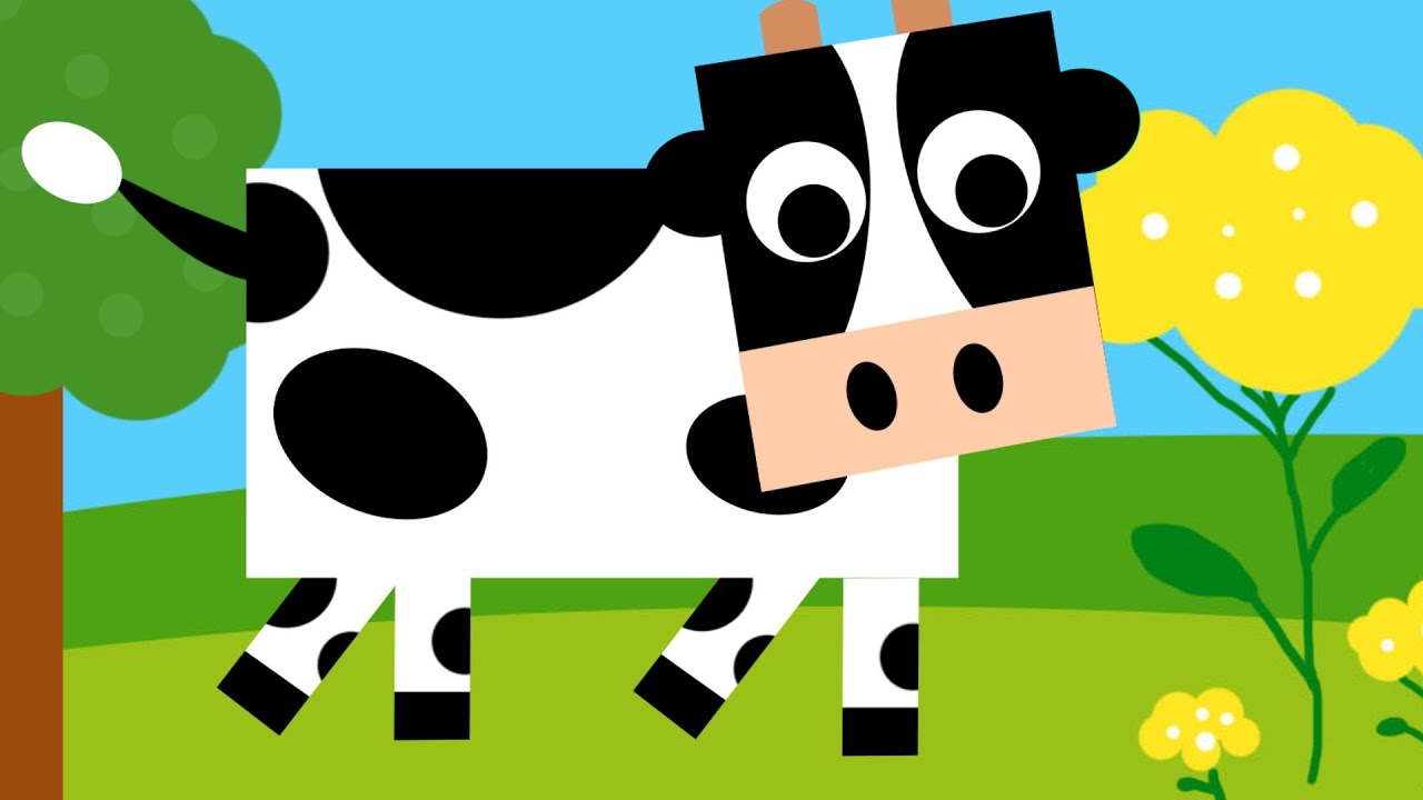 The Cow Song - Nursery Rhymes Kids | Animal Songs - YouTube