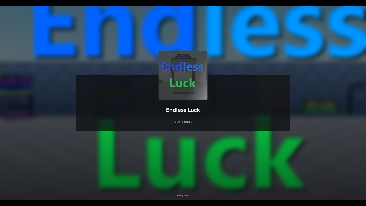 endless luck - YouTube