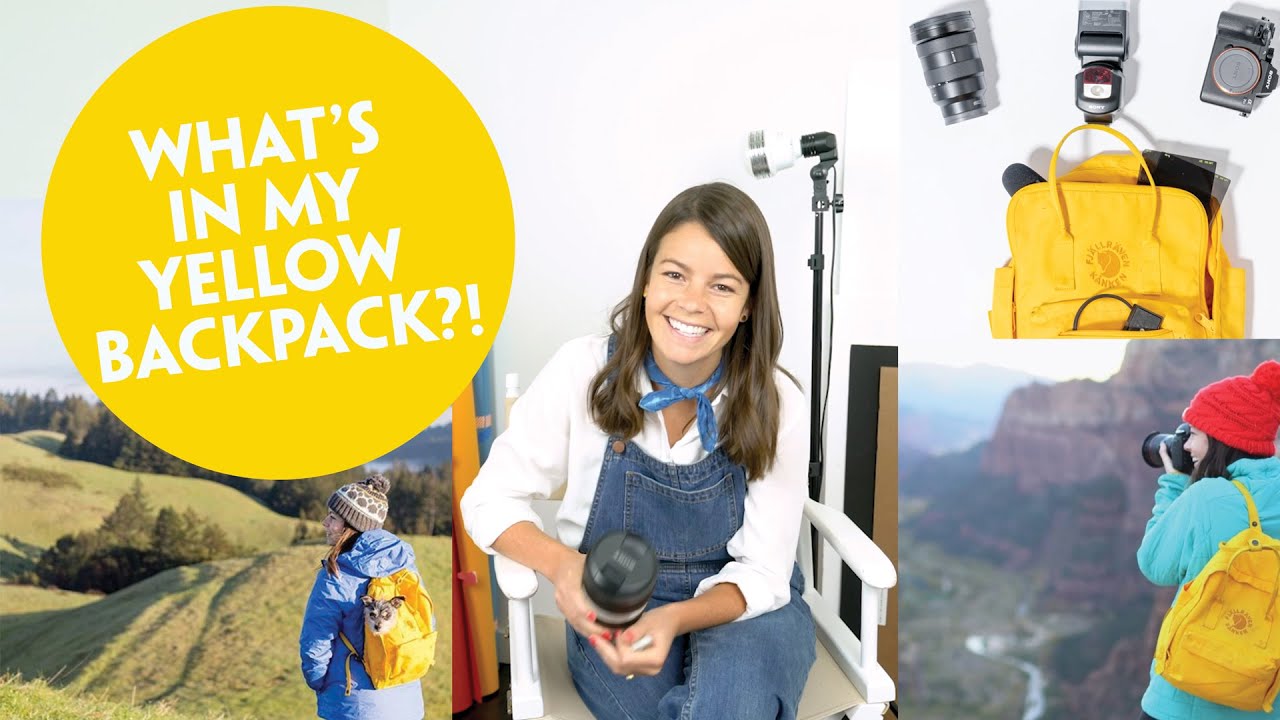 CAMERA GEAR OVERVIEW : What’s in my Yellow Backpack?! (+ Print Giveaway ...
