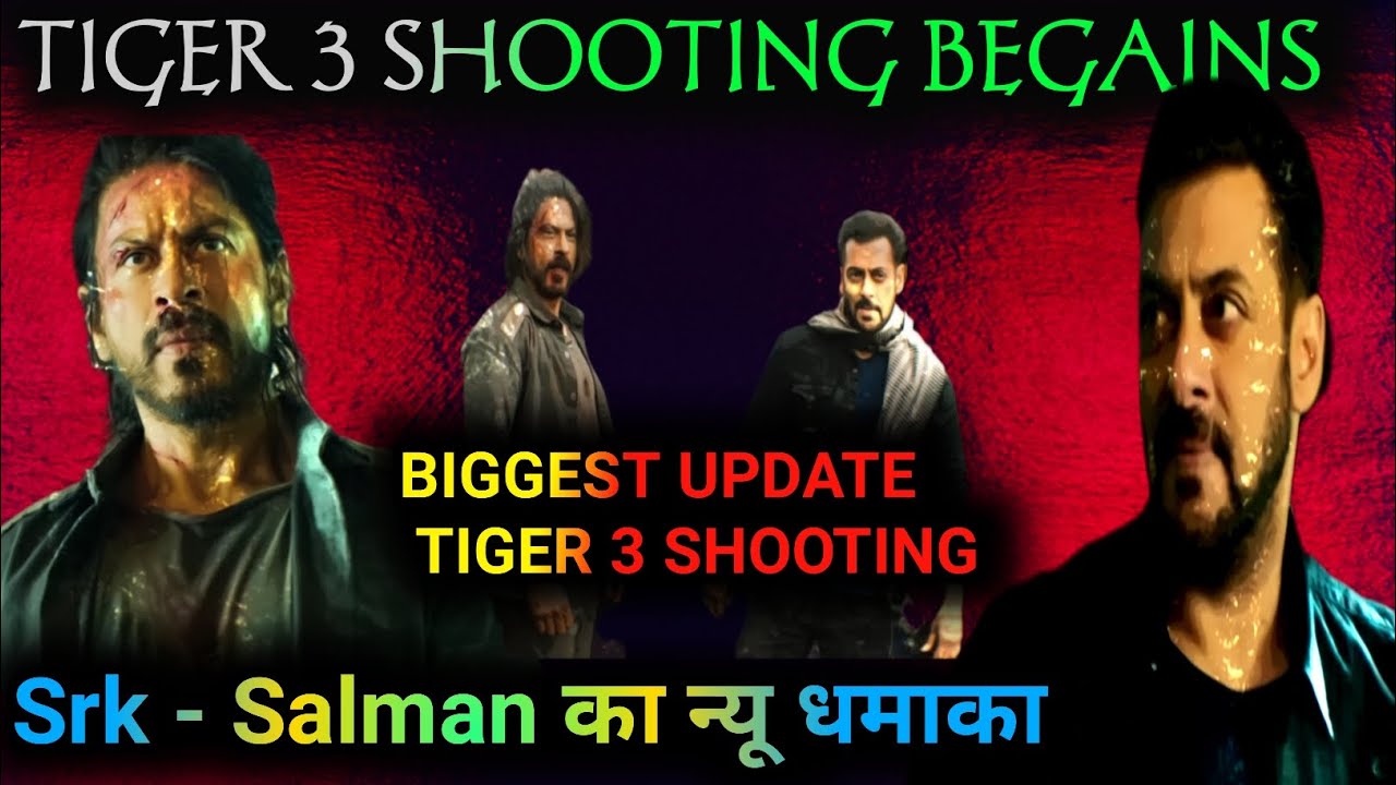 Tiger 3 Shooting Update! Sal-Man Khan, Shah Rukh Khan Action Shoot ...