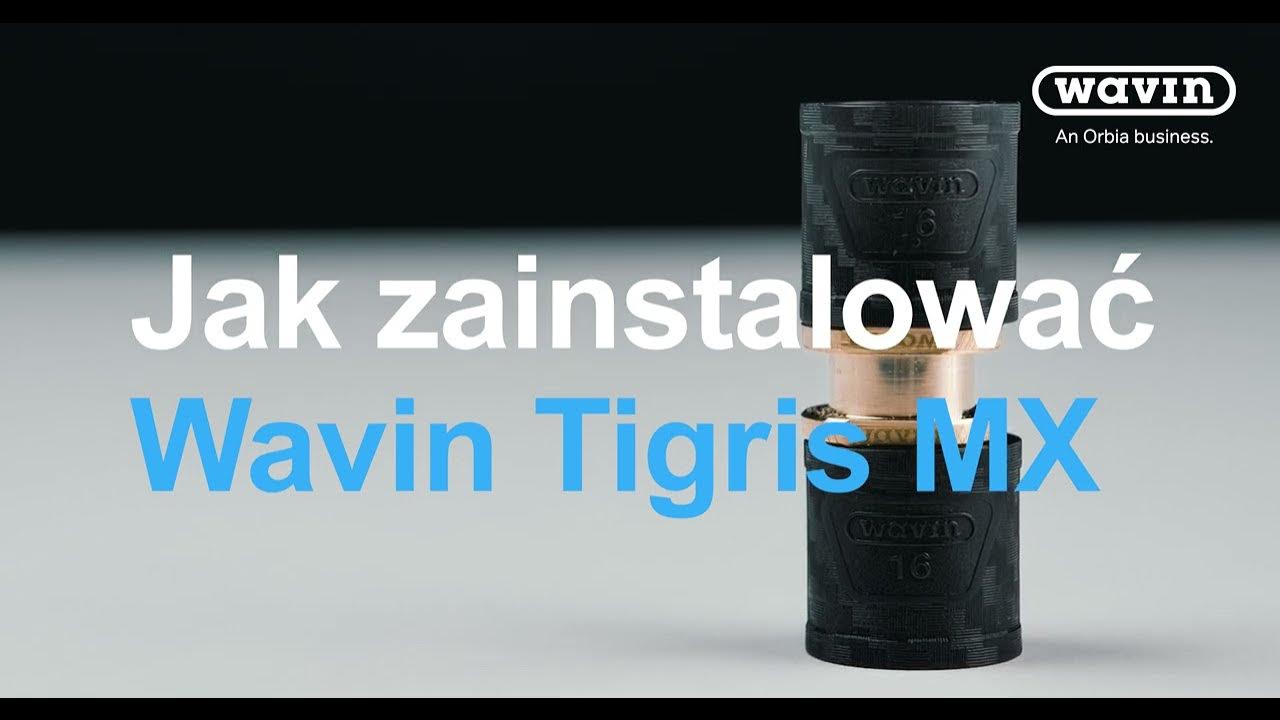 Jak zainstalować kształtki instalacji sanitarnych Wavin Tigris MX? | WAVIN - YouTube