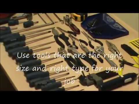 Safe use of Hand Tools - YouTube