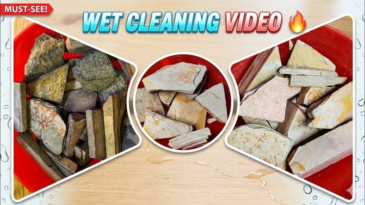 Wet cleaning video🌊 - re upload ️💝 - YouTube