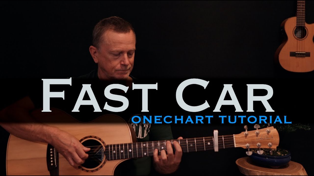 Fast Car Tracy Chapman guitar lesson tutorial [free tab] - YouTube