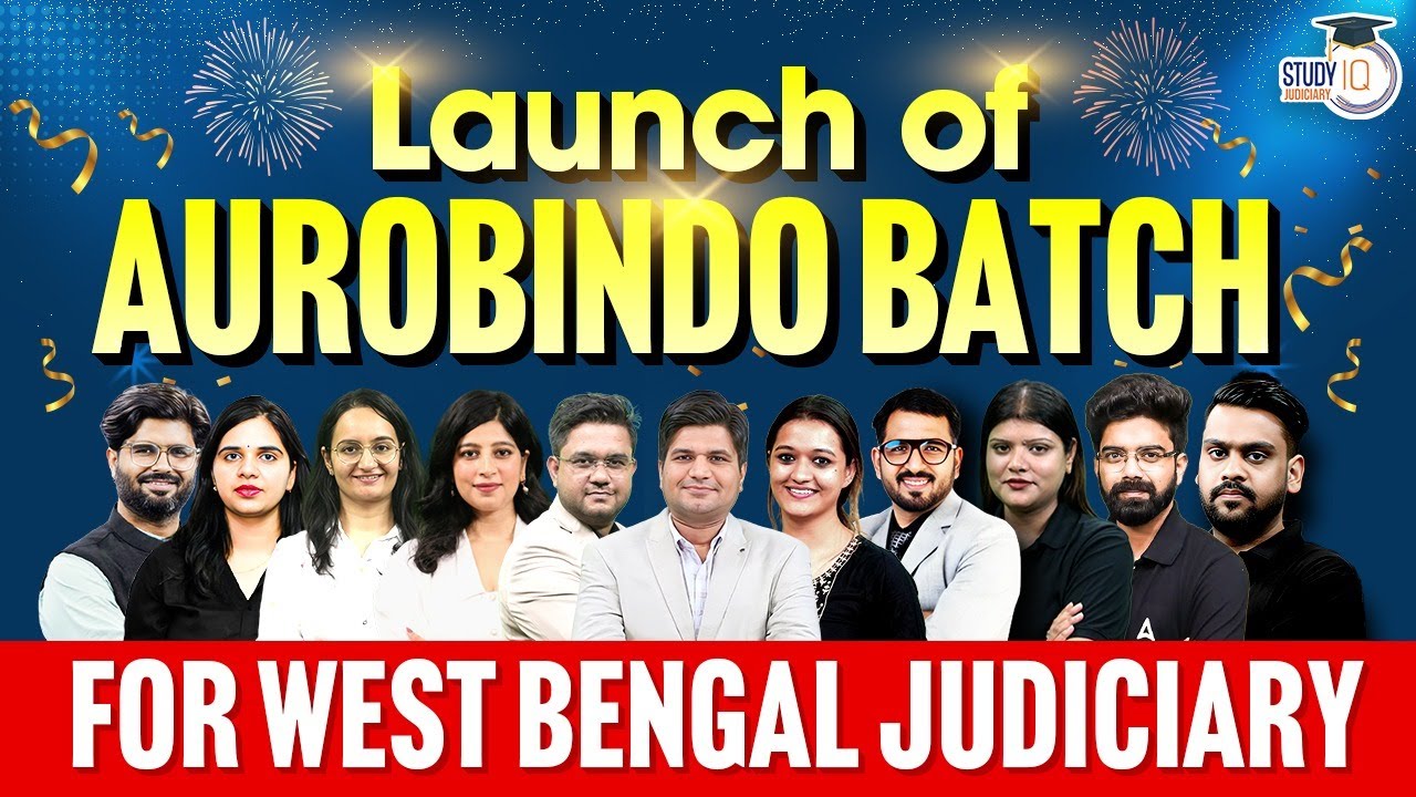 West Bengal Judiciary Batch Launch | WBJS 2025 Batch Launch | Study IQ Judiciary - YouTube