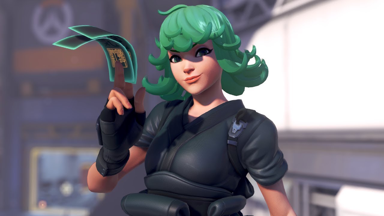 Terrible Tornado Kiriko SKIN SHOWCASE & GAMEPLAY ! Tatsumki Kiriko Skin ...