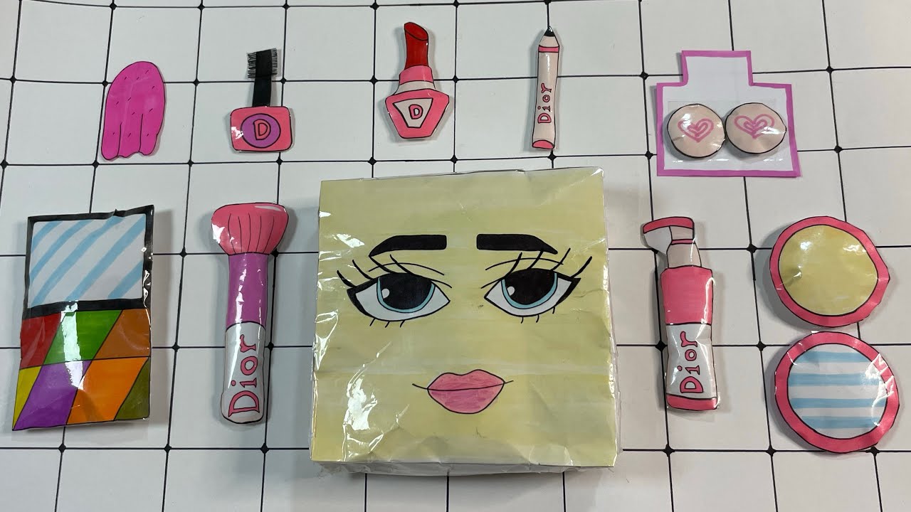 ( paper diy )Roblox Makeup ASMR Compilation | paper diy INAON 💄 - YouTube