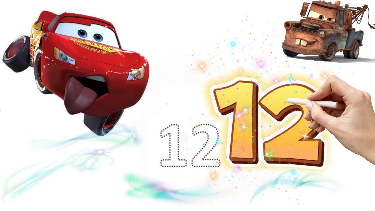 NUMBER 12! Learn the Numbers in English from 1 to 10. Numbers for kids ...