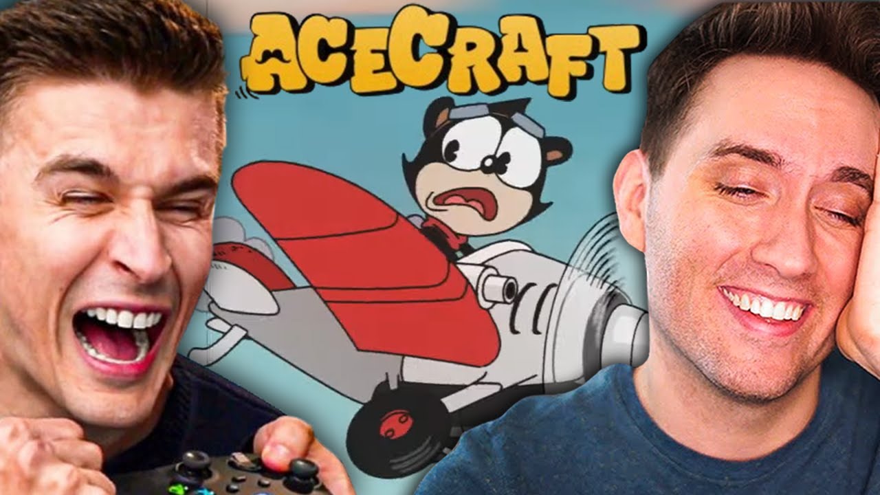 Atrioc And Ludwig Play Co-Op Acecraft - YouTube