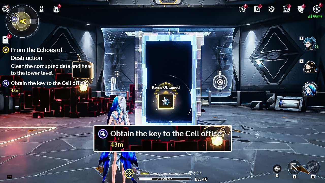 Obtain the key to the cell office Wuthering Waves - YouTube