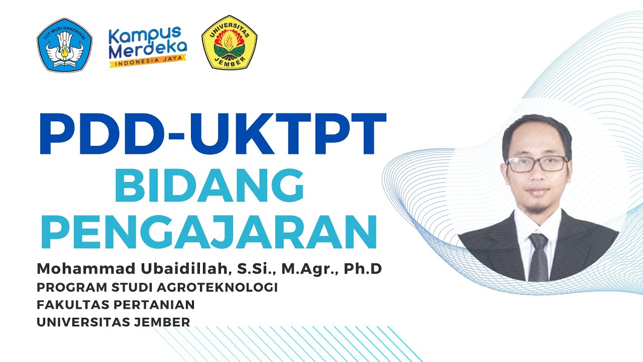 Video Pdd Uktpt Bidang Pengajaran Mohammad Ubaidillah Ssi Magr Phd Youtube