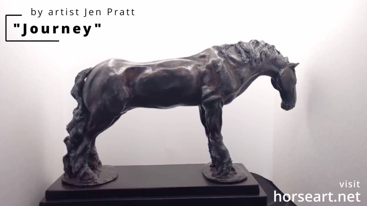 Journey Horse Clay Sculpture by Jen Pratt - Horse Art - YouTube