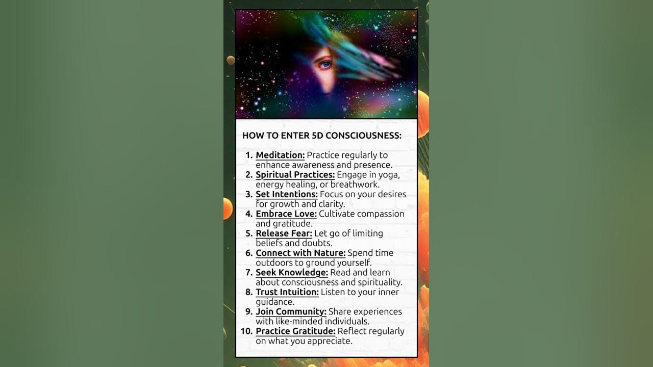 How to enter 5D consciousness? How to Reach the 5th Dimension? - YouTube