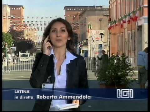 TG1 - 82° Raduno Alpini Latina - Roberta Ammendola - YouTube