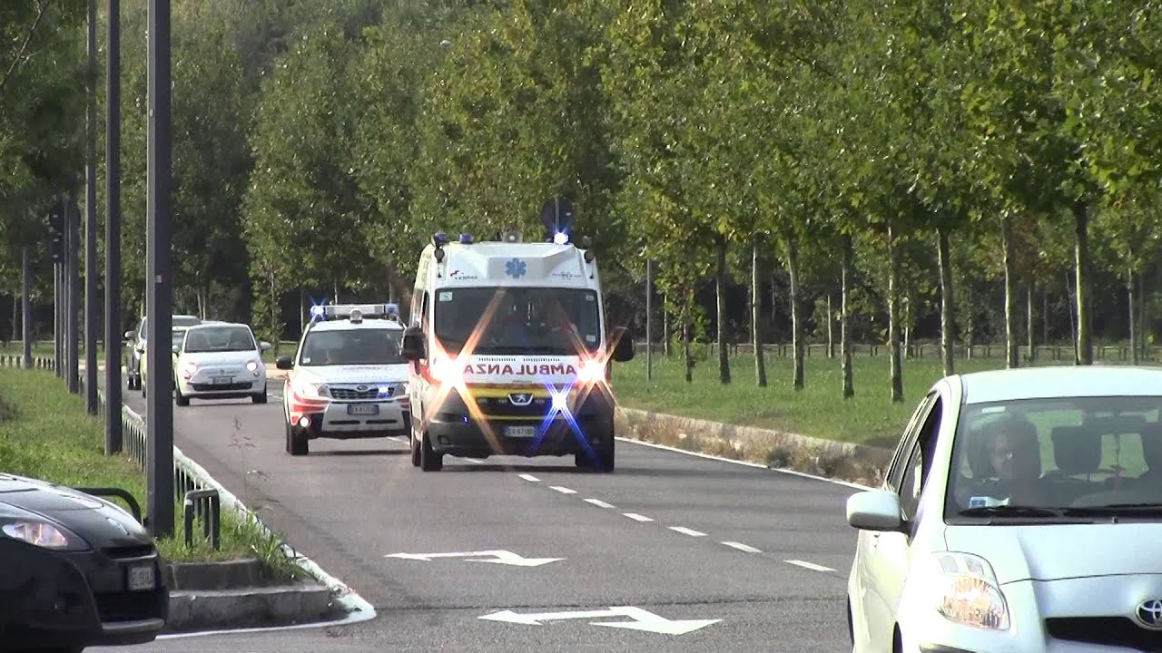 [SUPER LED] Rho Soccorso + Automedica in emergenza - italian ambulance ...