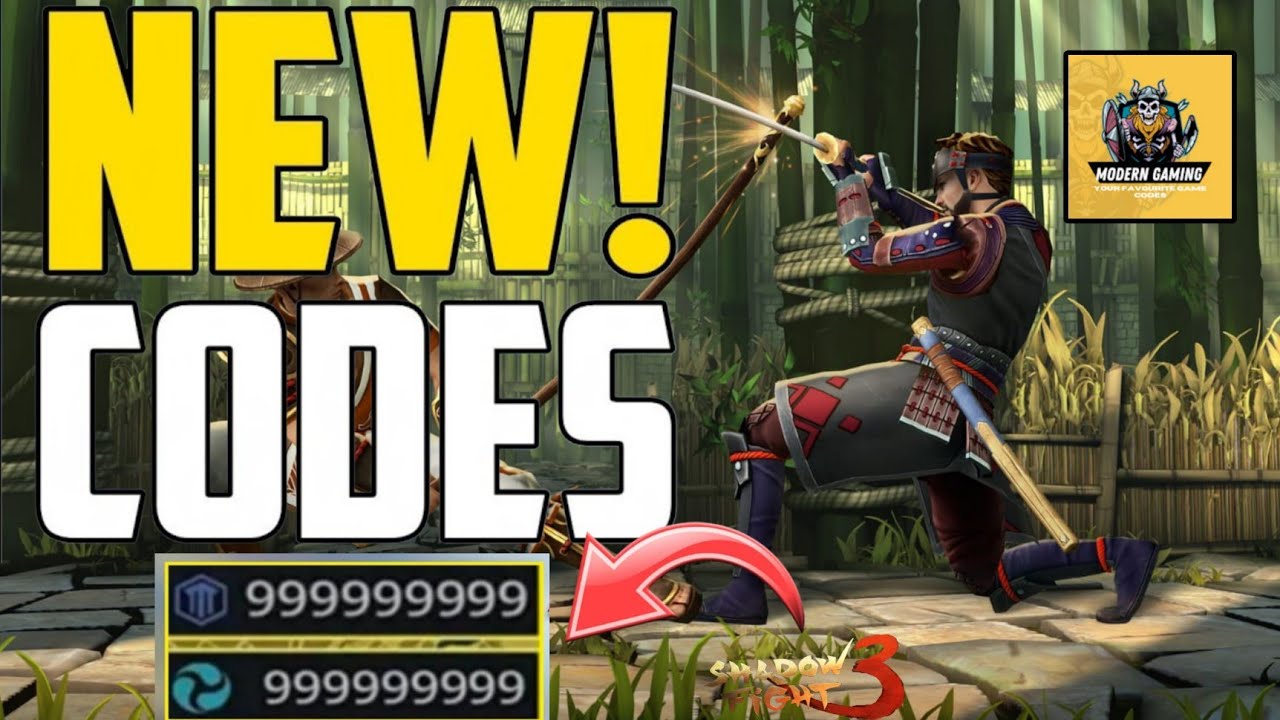 🆕🆕 SHADOW FIGHT 3 CODES - WORKING CODES OF SHADOW FIGHT 3 - YouTube