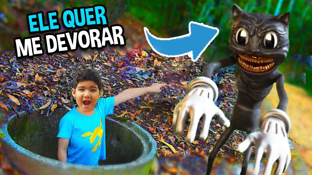 ESCONDE-ESCONDE COM O CARTOON CAT DA VIDA REAL, ELE QUASE DEVOROU MEU ...