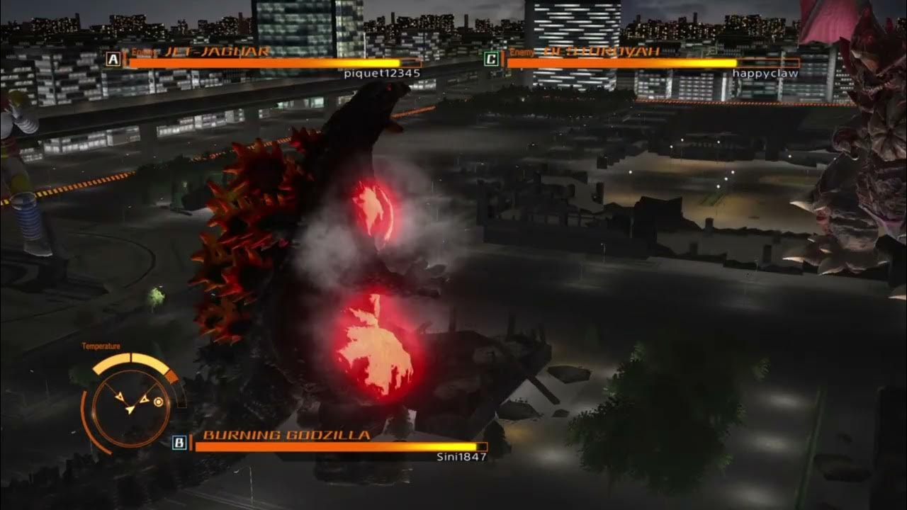 GODZILLA PS4 : Burning Godzilla vs Jet-Jaguar vs Destoroyah - YouTube