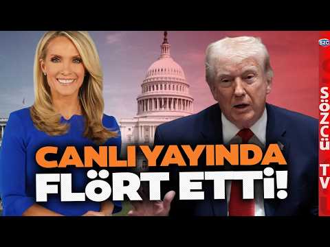 Trump İran Sorusuna Cevap Vermedi! Canlı Yayında Kadın Gazeteci İle Flört Etti