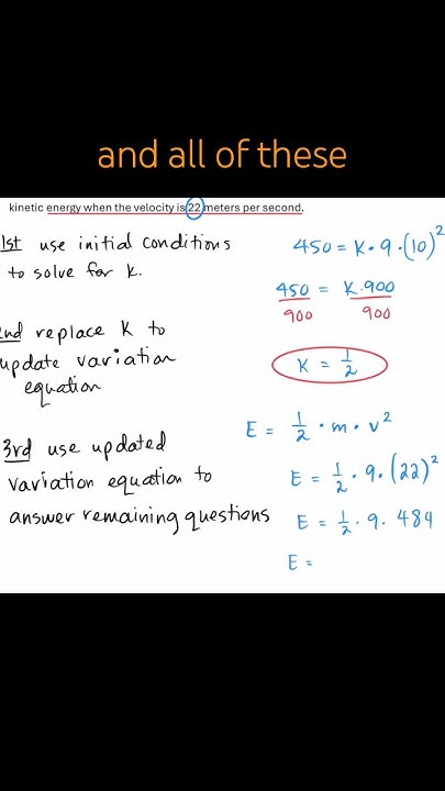 Variation Application - Joint Variation - YouTube