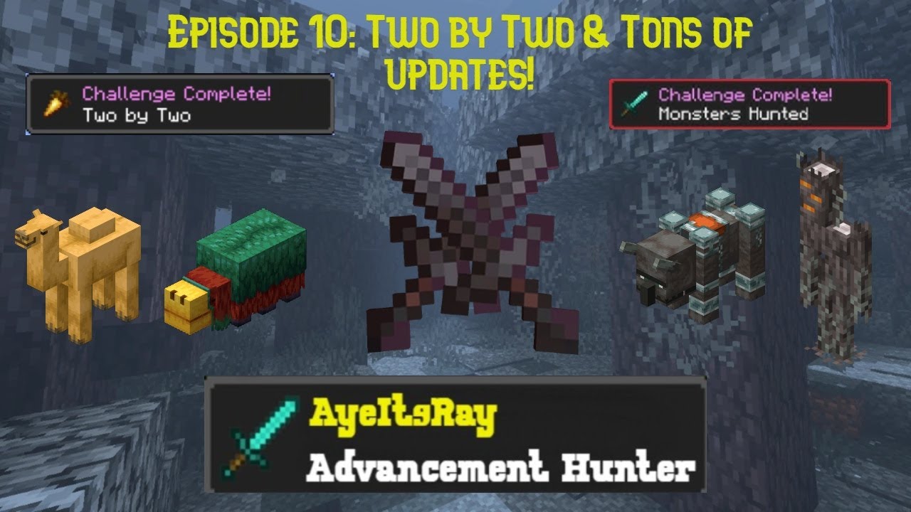 Two by Two & Tons of Updates! --- Minecraft Advancement Hunter Episode ...